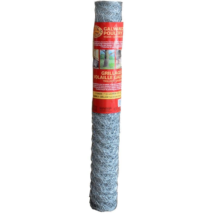 COUNTRY HARDWARE 21-Gauge Galvanized Poultry Netting | Home Hardware