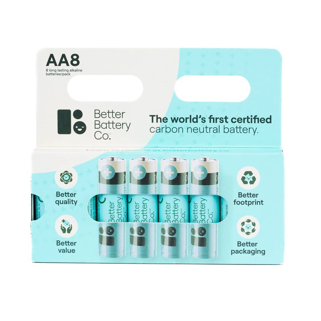 BETTER BATTERY CO. AA Alkaline Batteries | Home Hardware