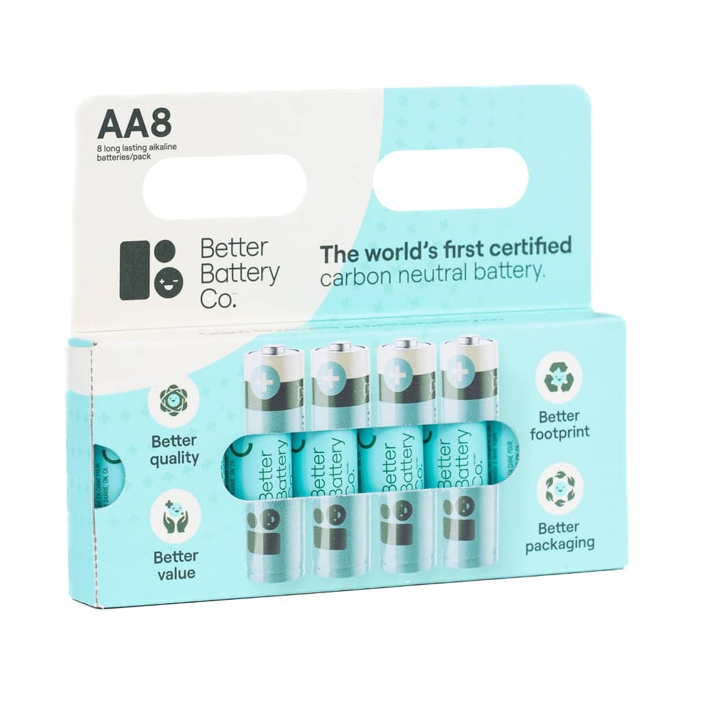 BETTER BATTERY CO. AA Alkaline Batteries | Home Hardware
