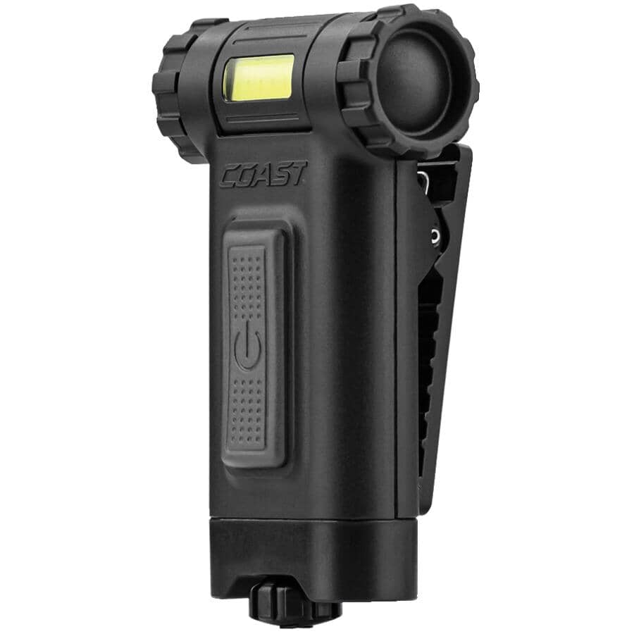 Coast HX4 Magnetic Clip Dual Colour LED Flashlight, with 2 AA Batteries ...