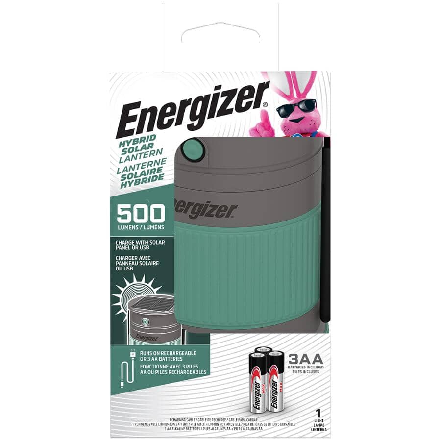 ENERGIZER Rechargeable LED Hybrid Solar Lantern | Home Hardware