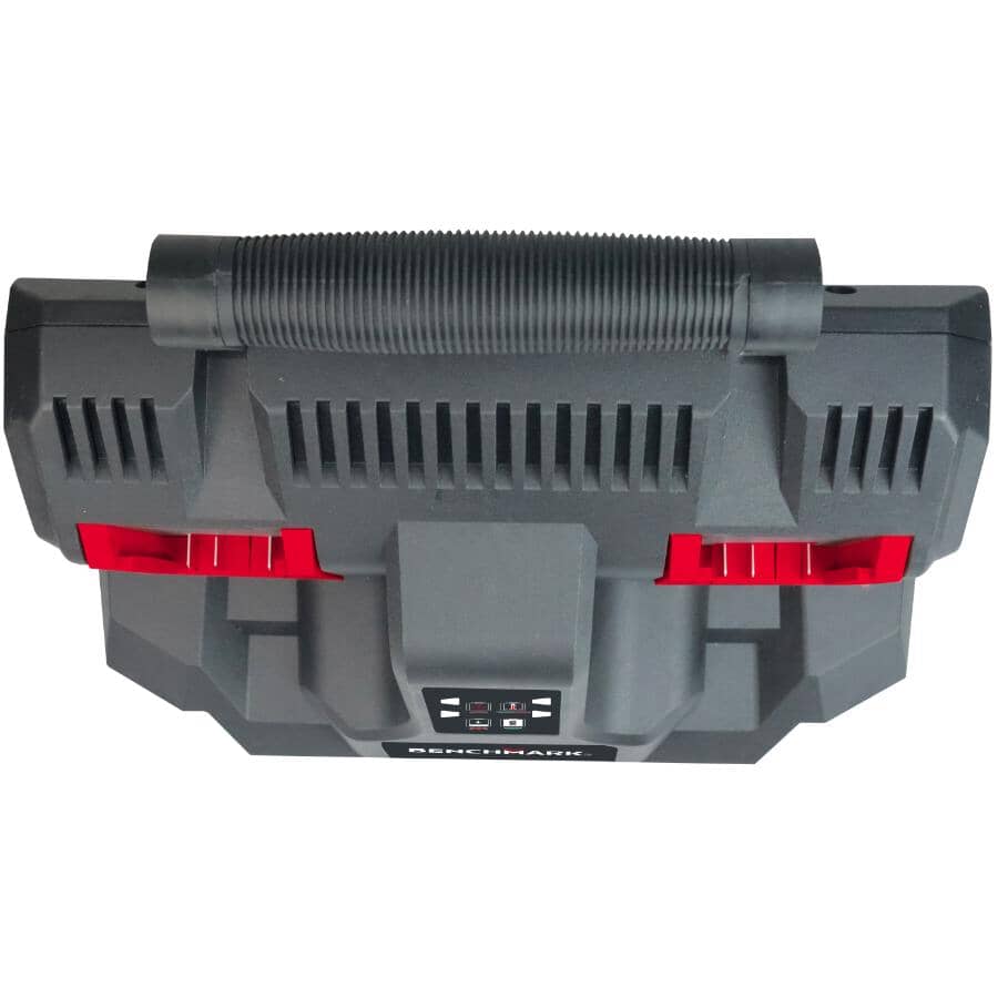 BENCHMARK Omega 20V Max Lithium-Ion 4 Amp Dual Battery Charger | Home ...