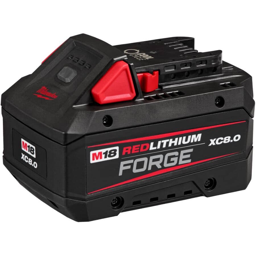 MILWAUKEE M18 18V Lithium-Ion Forge XC 8.0 Ah Redlithium Battery | Home ...