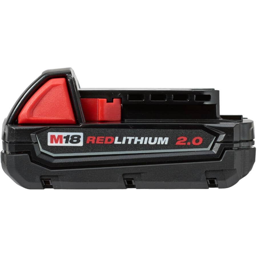 MILWAUKEE M18 18V Compact 2.0 Ah Redlithium Battery | Home Hardware