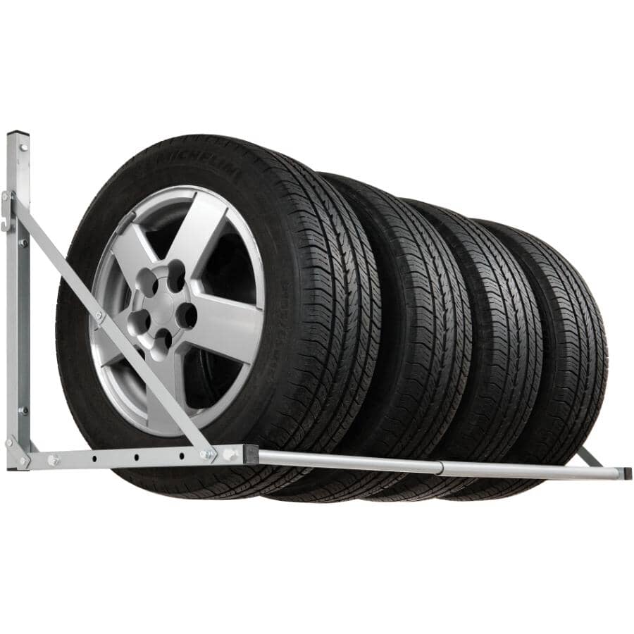 Home Storage Folding Tire Storage Rack | Home Hardware