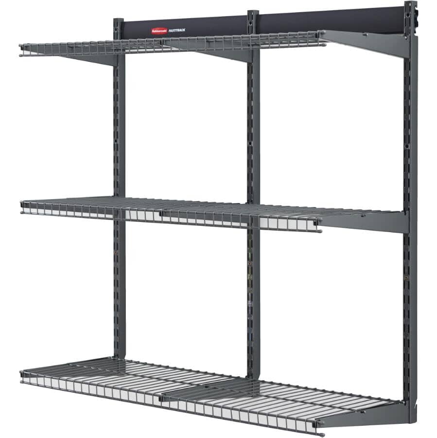 RUBBERMAID 36" FastTrack Three Shelf Storage Kit | Home Hardware