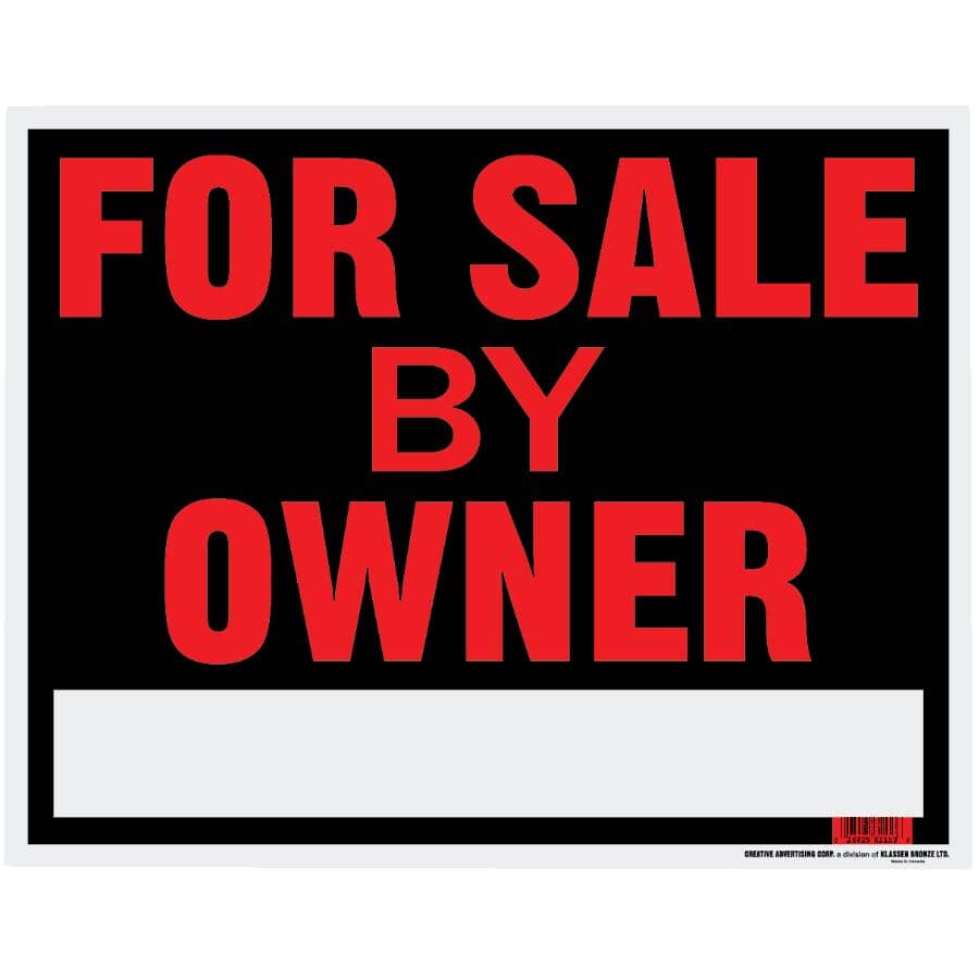 KLASSEN 15" x 19" For Sale By Owner Sign | Home Hardware