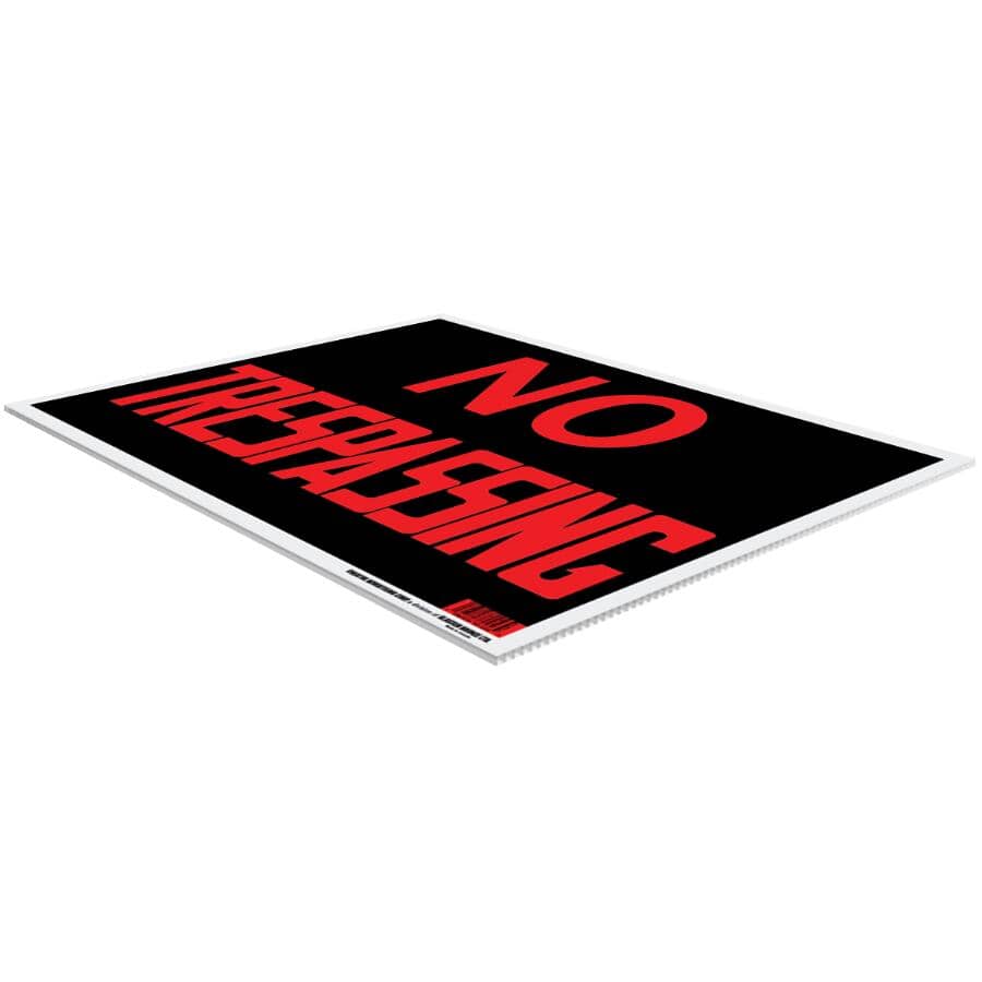 KLASSEN 15" x 19" No Trespassing Sign | Home Hardware