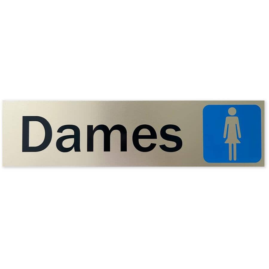 KLASSEN 2" x 8" Dames French Adhesive Sign | Home Hardware