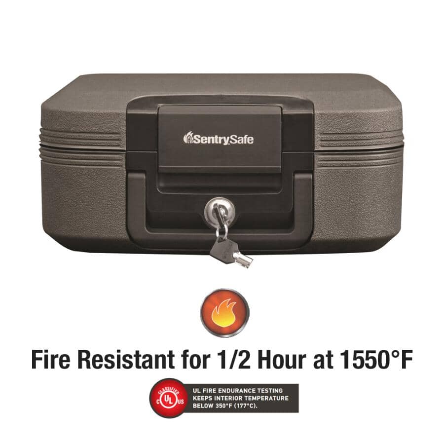 SENTRYSAFE 0.28 cu. ft. Fire Security Chest, with Key | Home Hardware
