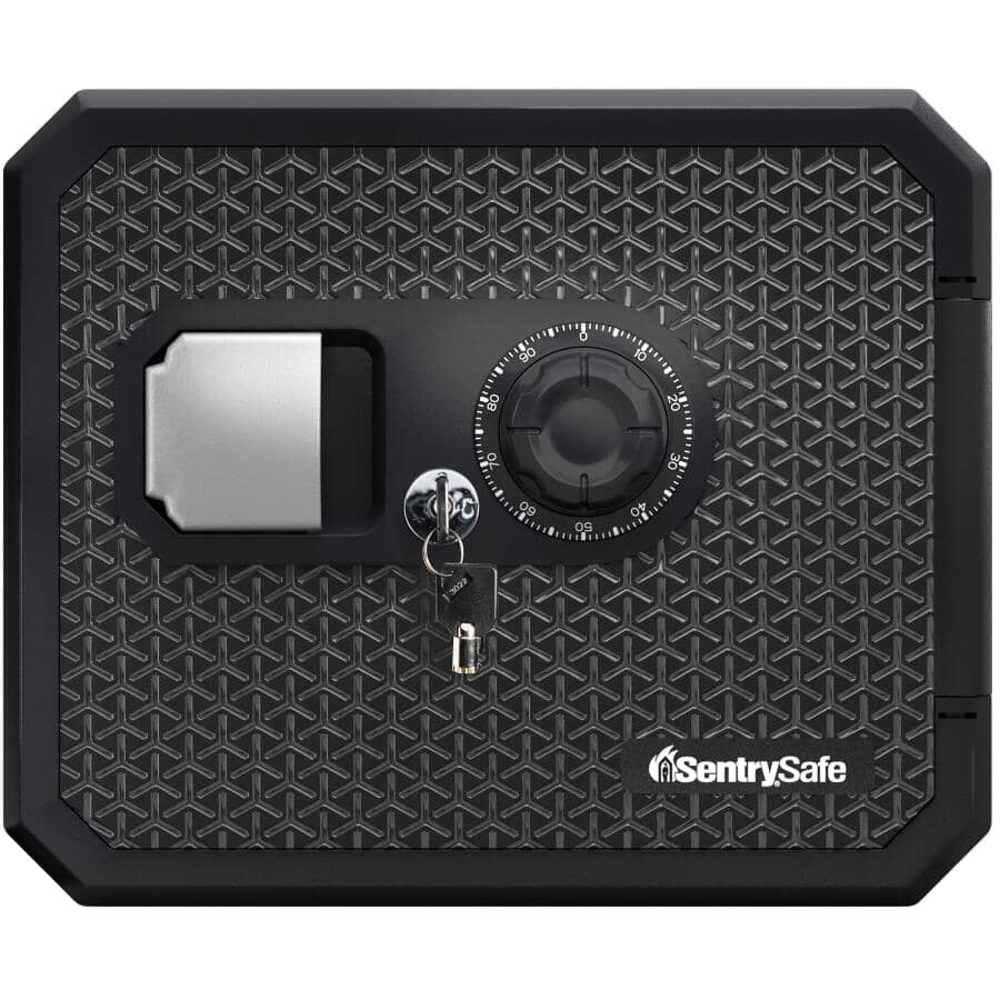 SENTRYSAFE 0.81 Cu Ft. Fireproof and Waterproof Safe with Dial ...