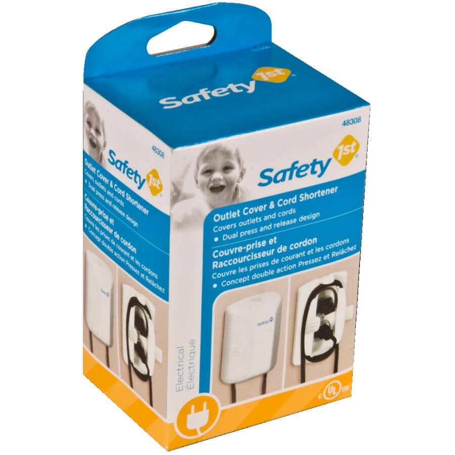 SAFETY 1ST Outlet Cover, with Cord Shortener | Home Hardware