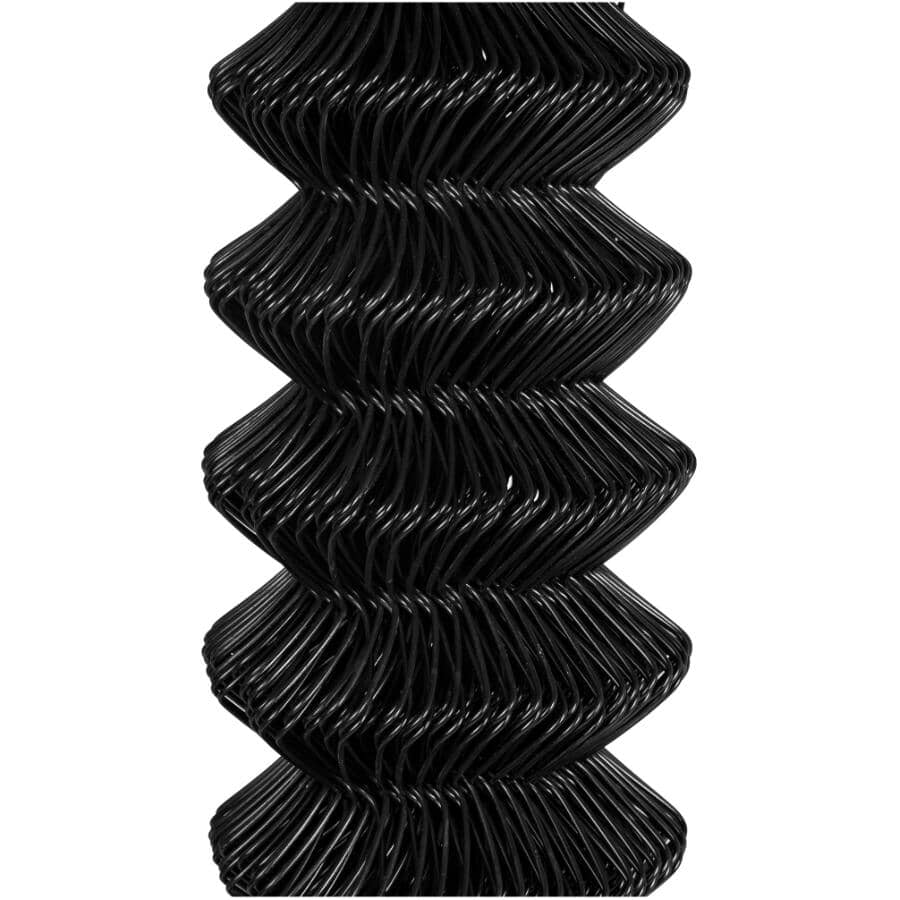 NUVO IRON 4' x 50' Black Vinyl Link Fence | Home Hardware