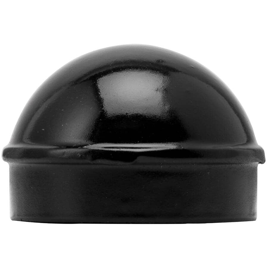 NUVO IRON 1-7/8" Black Terminal Fencing Post Cap | Home Hardware