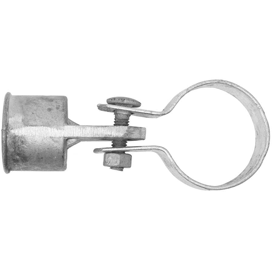 NUVO IRON 1-1/4" Galvanized Link Rail End Assembly | Home Hardware