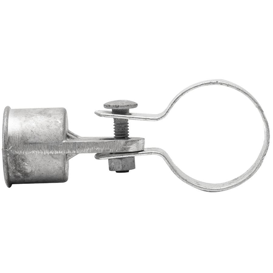 NUVO IRON 1-1/4" Galvanized Link Rail End Assembly | Home Hardware