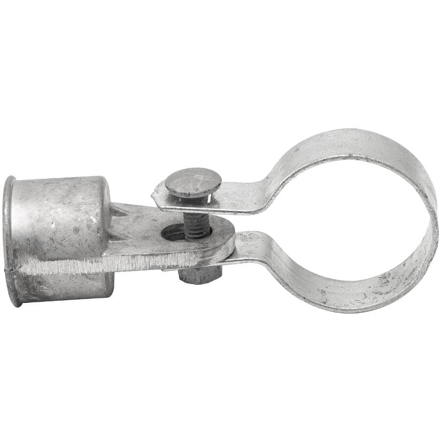 NUVO IRON 1-1/4" Galvanized Link Rail End Assembly | Home Hardware