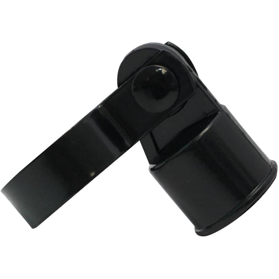 Master Halco 1-1/4" Black Link Rail End Assembly | Home Hardware