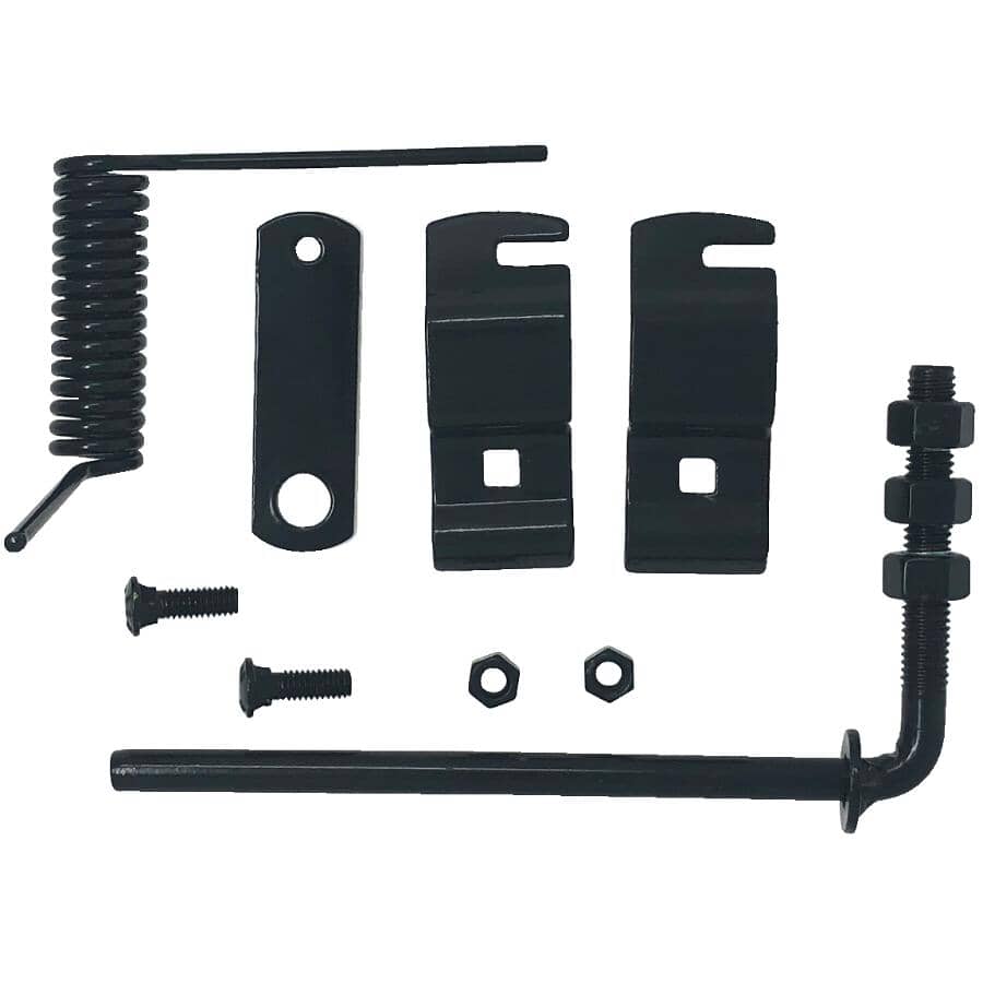 Nuvo Iron Self Closure Hardware Gate Kit | Home Hardware