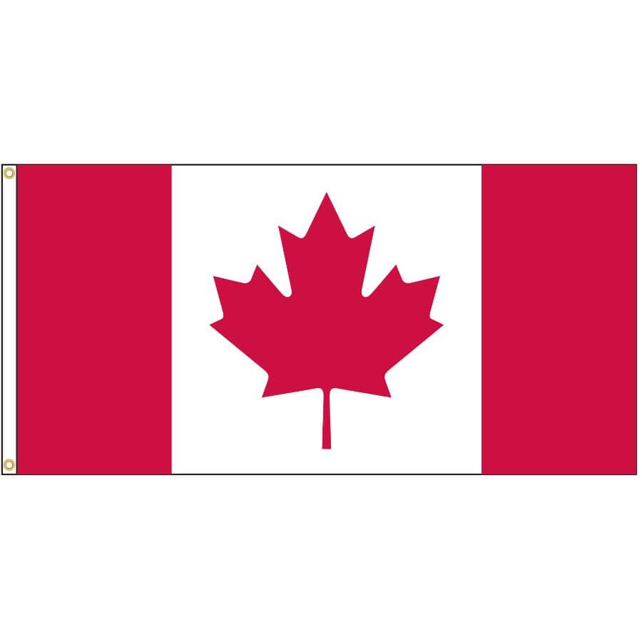 FLAGS UNLIMITED 36" x 72" Heritage Canadian Flag | Home Hardware