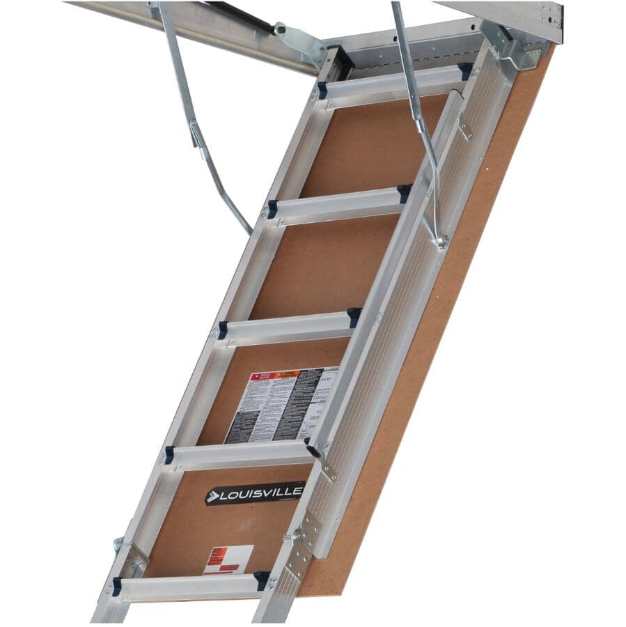 LOUISVILLE 7'8" to 10'3" Aluminum Attic Ladder | Home Hardware