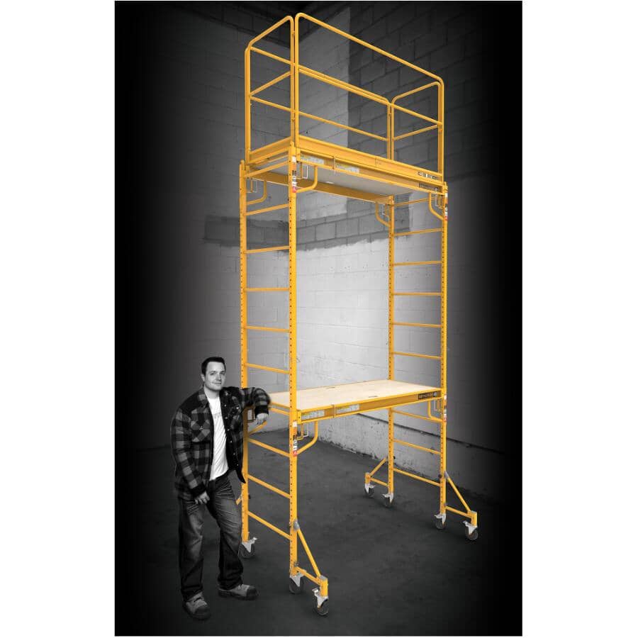 METALTECH Sectional Guard Rail Systems for 6' Baker Scaffold | Home ...