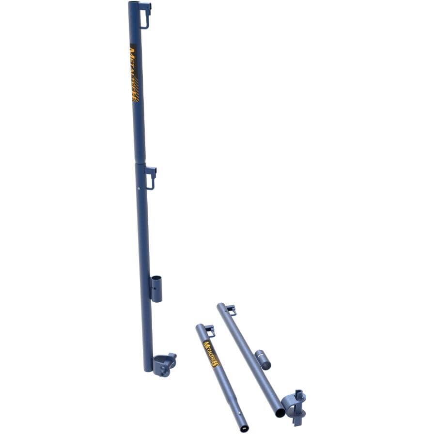 METALTECH Sectional Guard Rail Post with Wedge Clamp | Home Hardware