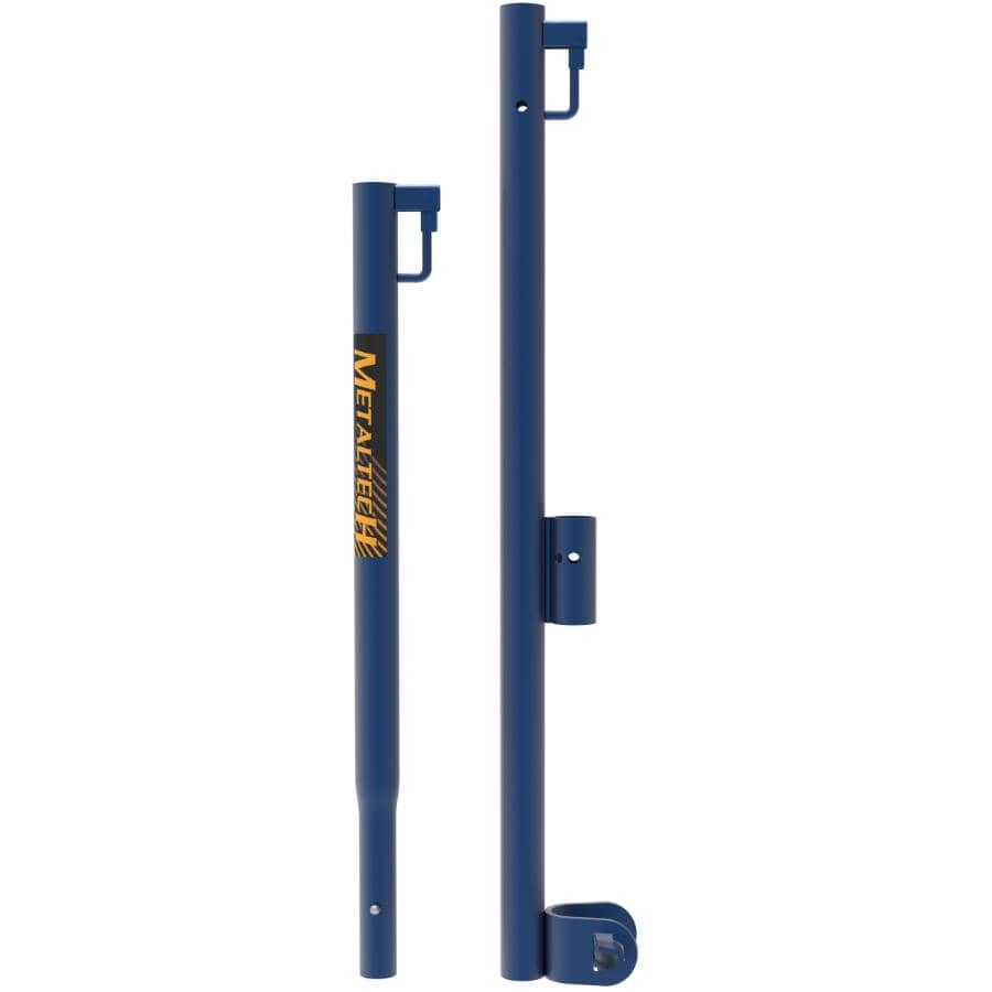 METALTECH Sectional Guard Rail Post with Wedge Clamp | Home Hardware