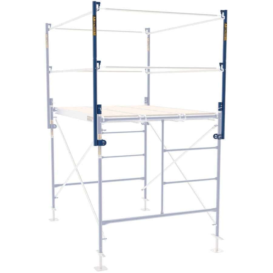 METALTECH Sectional Guard Rail Post with Wedge Clamp | Home Hardware