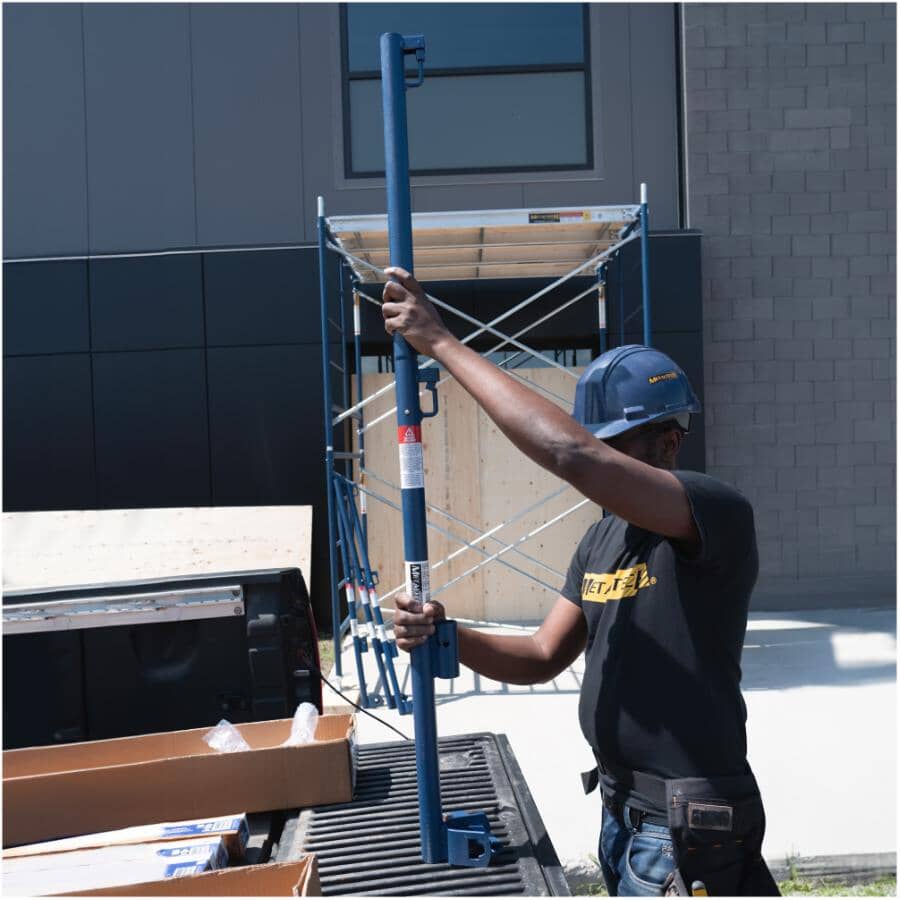 METALTECH Sectional Guard Rail Post with Wedge Clamp | Home Hardware