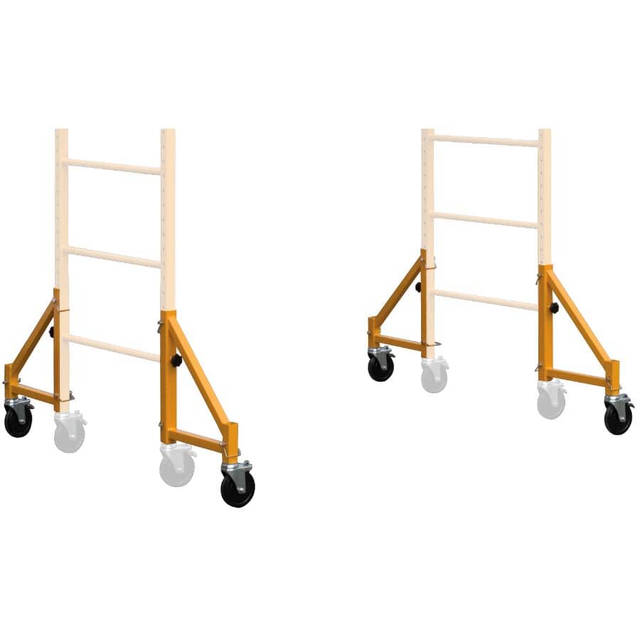METALTECH 4 Pack Scaffold Outriggers, with Casters | Home Hardware