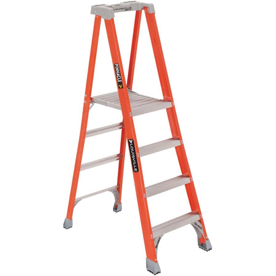 LOUISVILLE 4' #1A Fibreglass Platform Step Ladder | Home Hardware