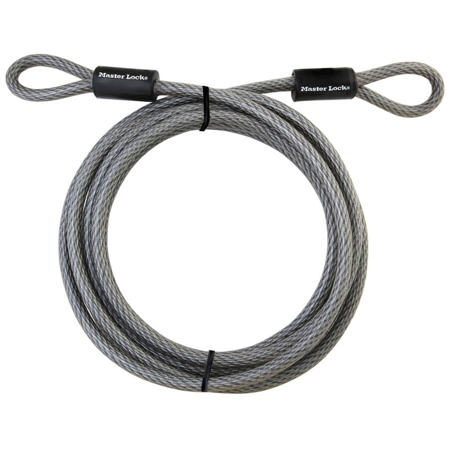 MASTER LOCK 10mm x 15' Braided Loop Cable | Home Hardware