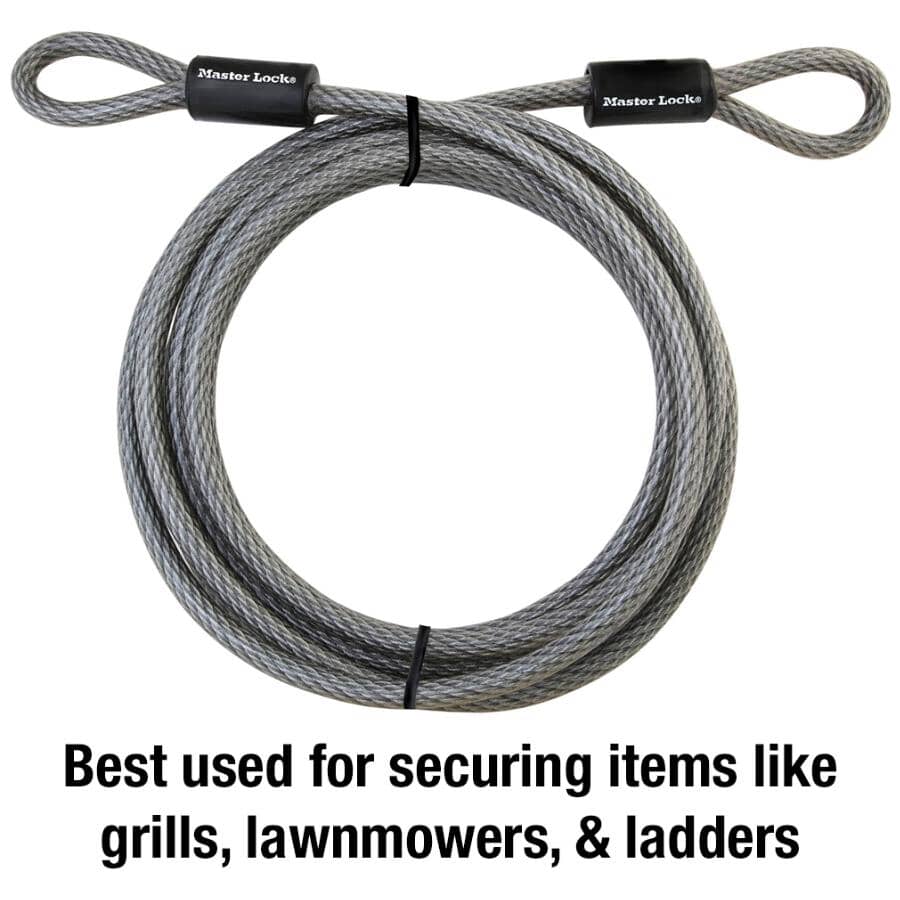MASTER LOCK 10mm x 15' Braided Loop Cable | Home Hardware