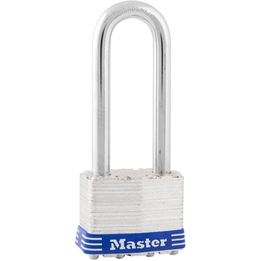 MASTER LOCK 1-3/4" Maximum Security Laminated Padlock, with 2-1/2 ...