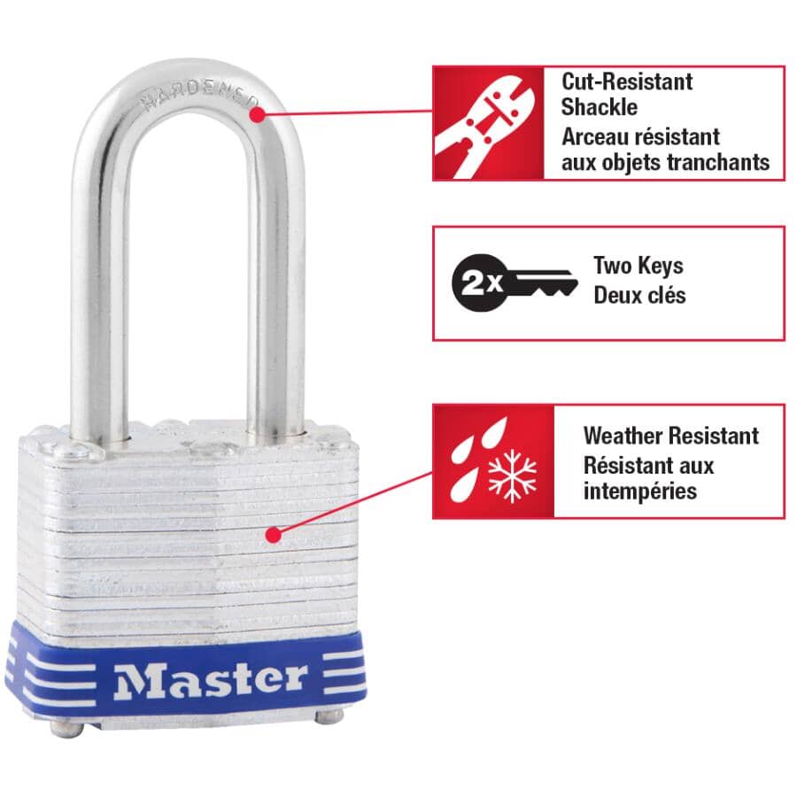 MASTER LOCK 4 Pack 1-9/16" Laminated Steel Padlocks | Home Hardware
