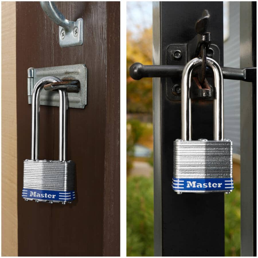 MASTER LOCK 4 Pack 1-9/16" Laminated Steel Padlocks | Home Hardware