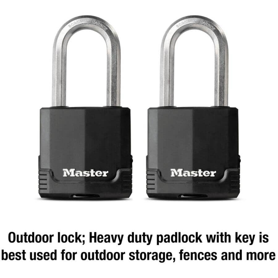 MASTER LOCK 2 Pack 2-1/8" Magnum Laminated Steel Padlocks | Home Hardware