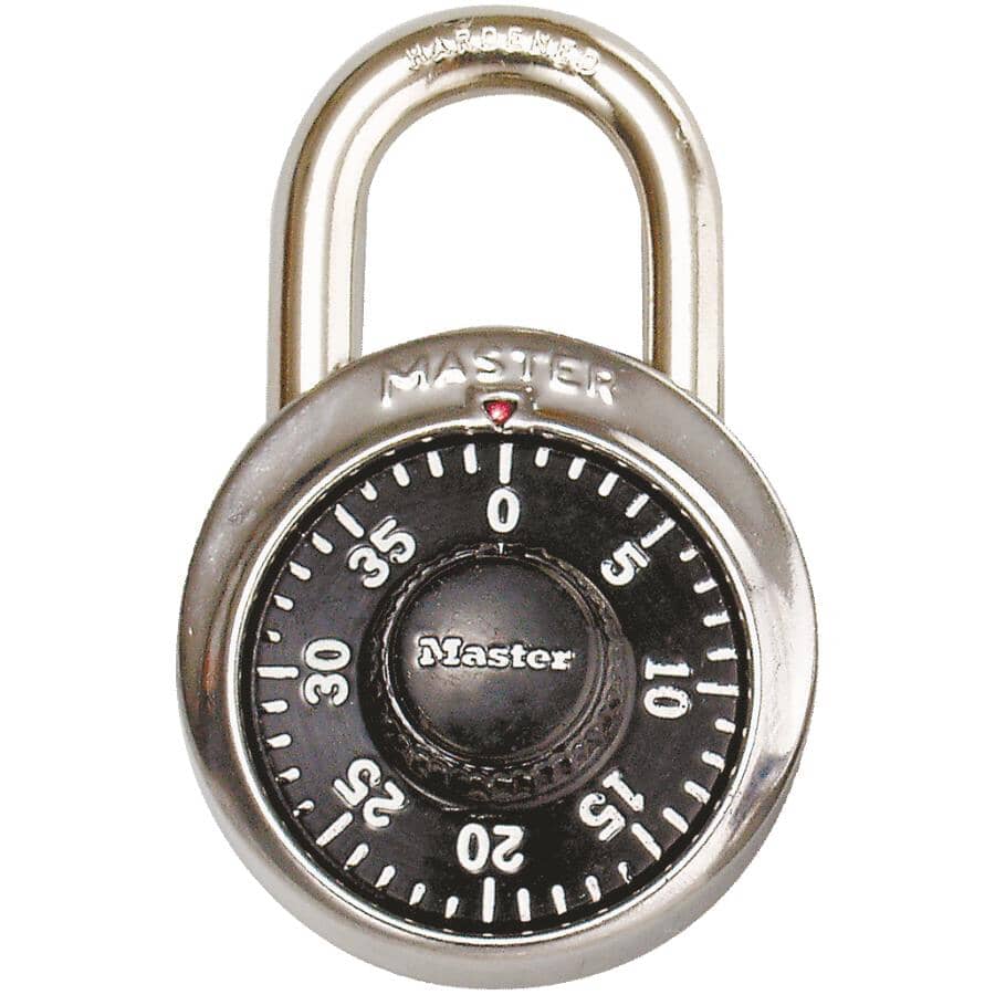 MASTER LOCK 1-7/8" Black Combination Padlock | Home Hardware