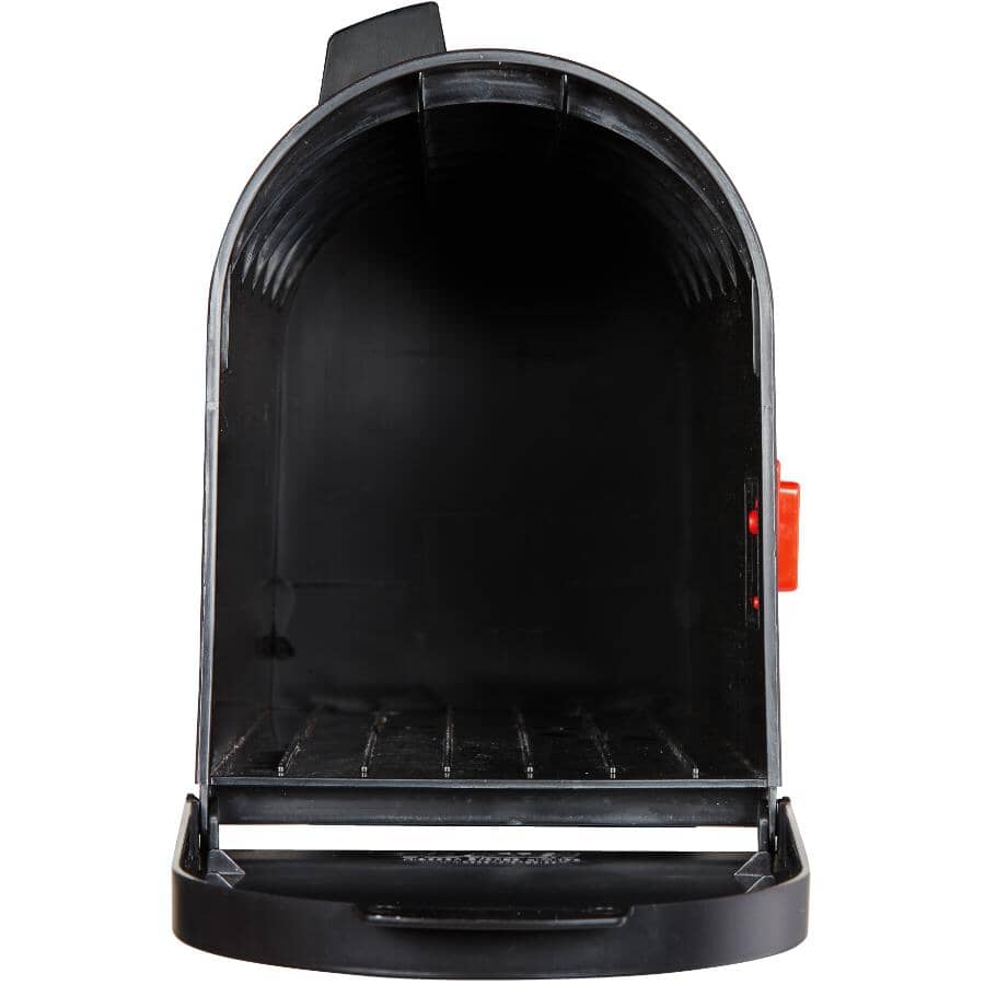 PRO-DF Black Plastic Rural Mailbox | Home Hardware