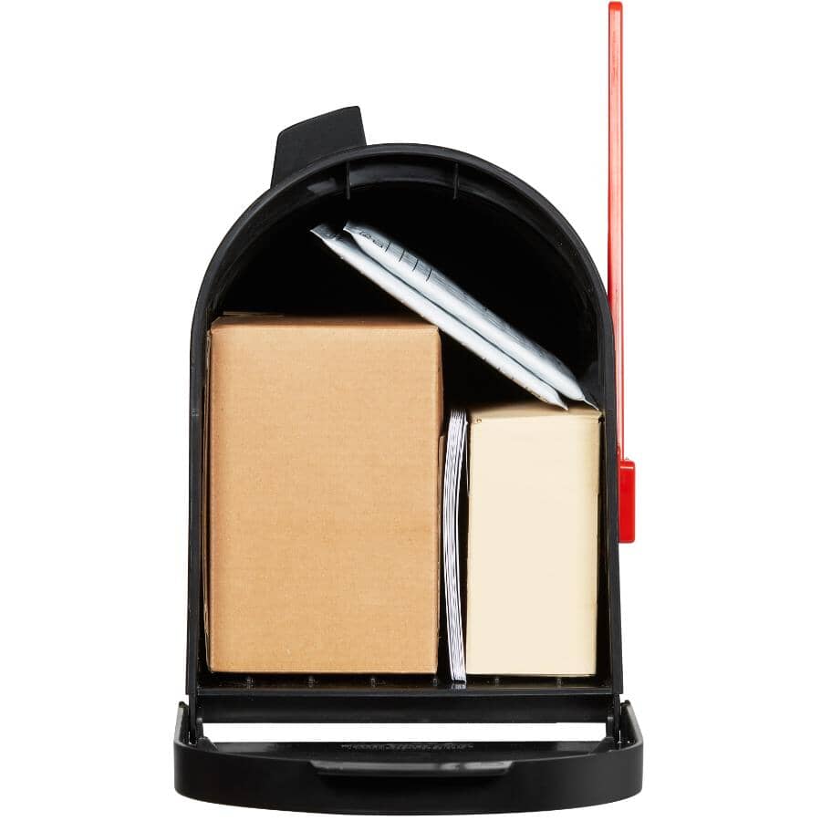 PRO-DF Black Plastic Rural Mailbox | Home Hardware