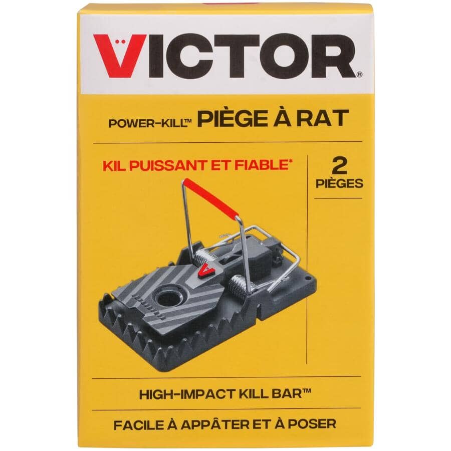VICTOR Power Kill Rat Traps - 2 Pack | Home Hardware