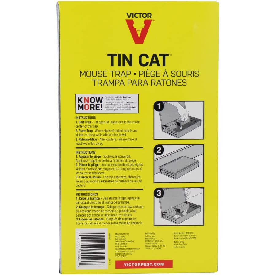 VICTOR TIN CAT Live Catch Mouse Trap | Home Hardware