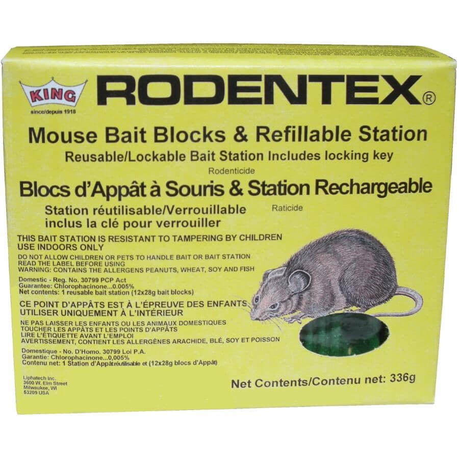 KING Rodentex Mouse Bait Blocks | Home Hardware