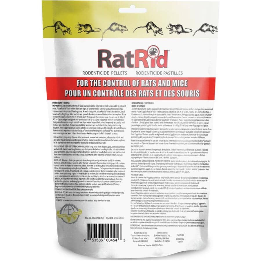 RATRID Rodenticide Pellets - 500 g | Home Hardware