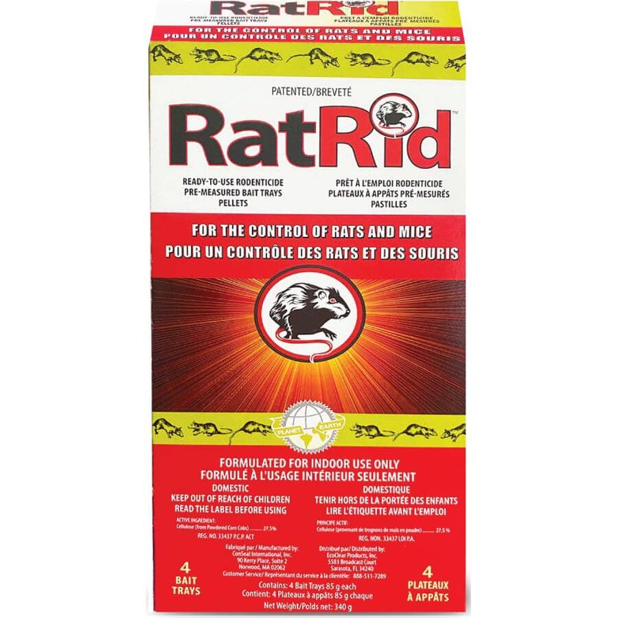 RATRID Rodenticide Pellets - 85 g, 4 Pack | Home Hardware