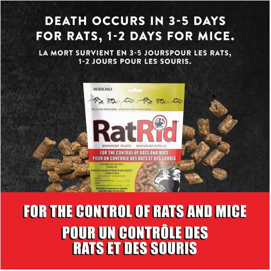 RATRID Rodenticide Pellets - 85 g, 4 Pack | Home Hardware