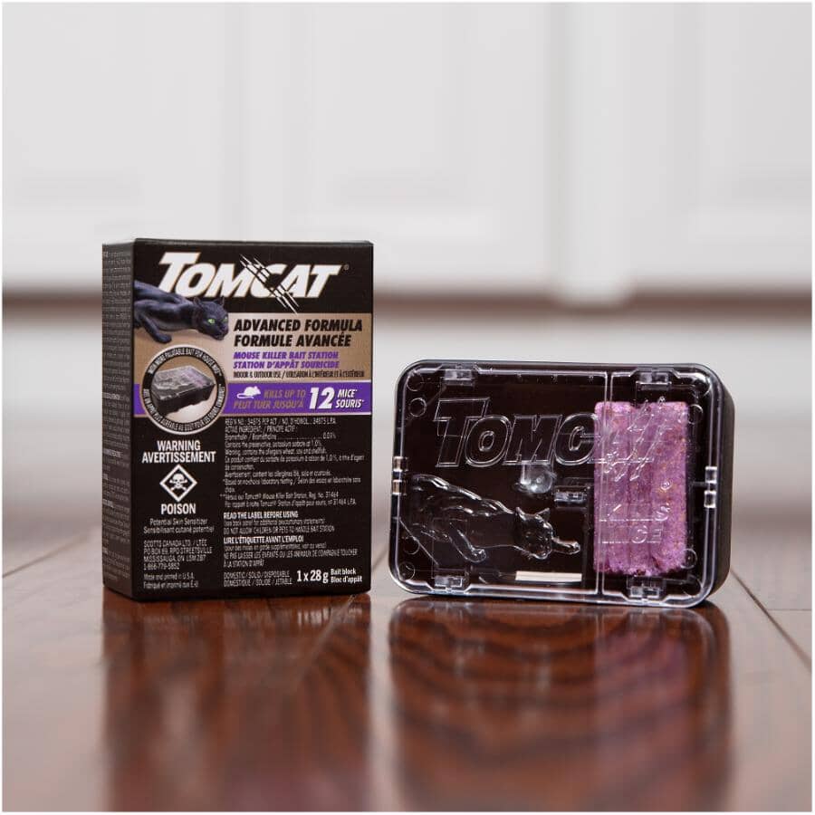 TOMCAT Advanced Formula Disposable Mouse Killer Bait Station | Home ...