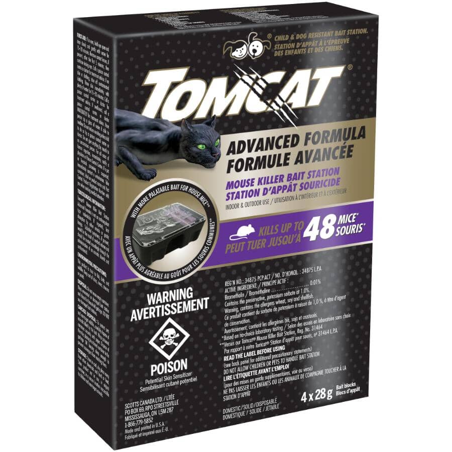 TOMCAT Advanced Formula Disposable Mouse Killer Bait Station | Home ...