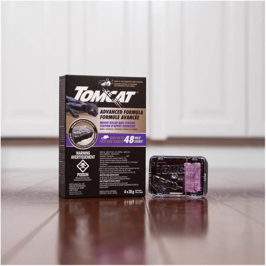 TOMCAT Advanced Formula Disposable Mouse Killer Bait Station | Home ...